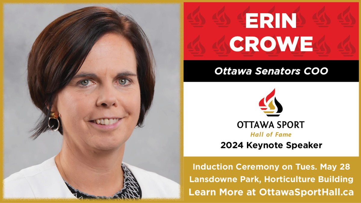 Ottawa Senators VP & COO Erin Crowe unveiled as keynote speaker of 2024 ...